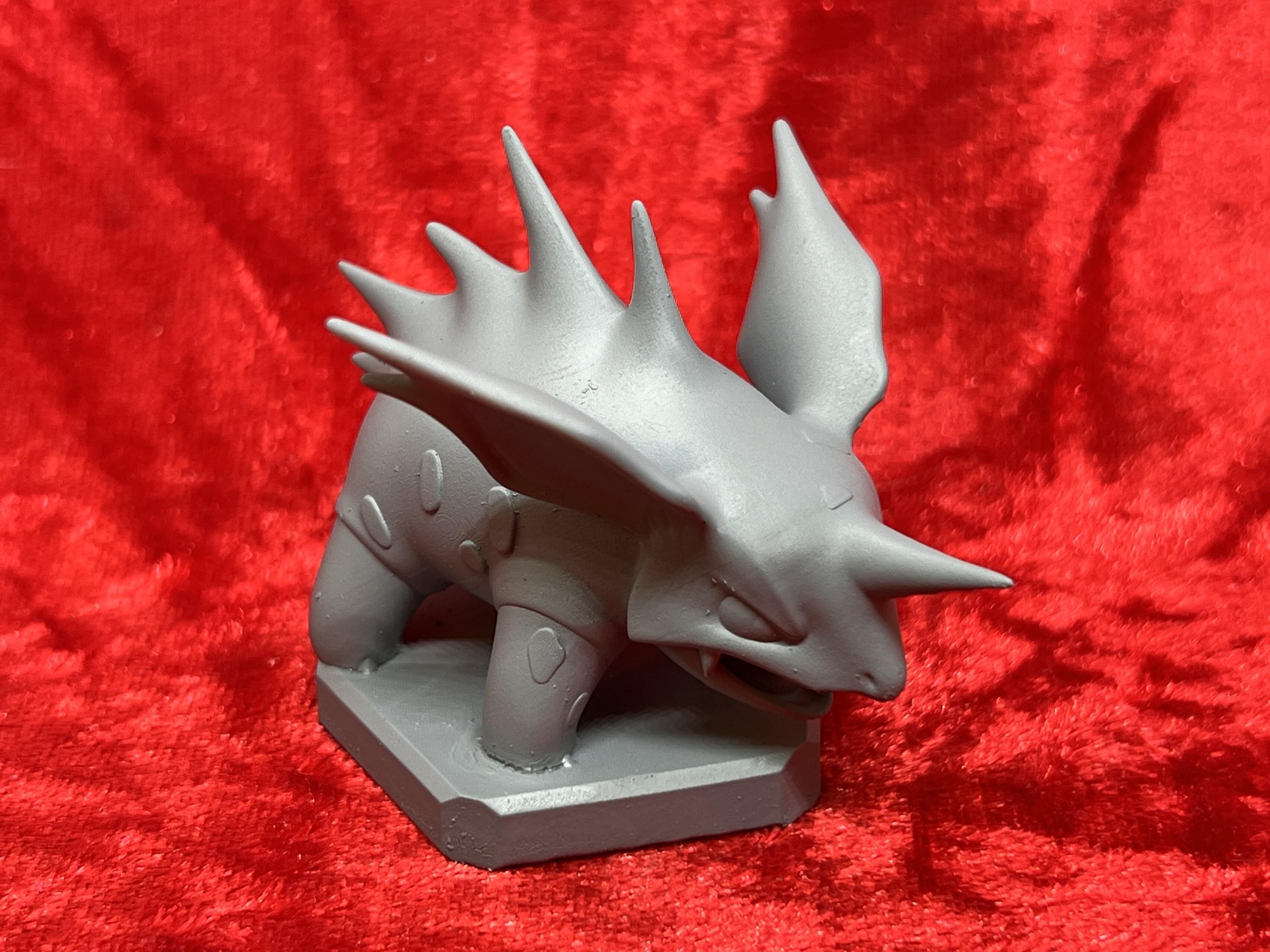 Pokemon #033 Nidorino Grey TCG Statue – WM Customs